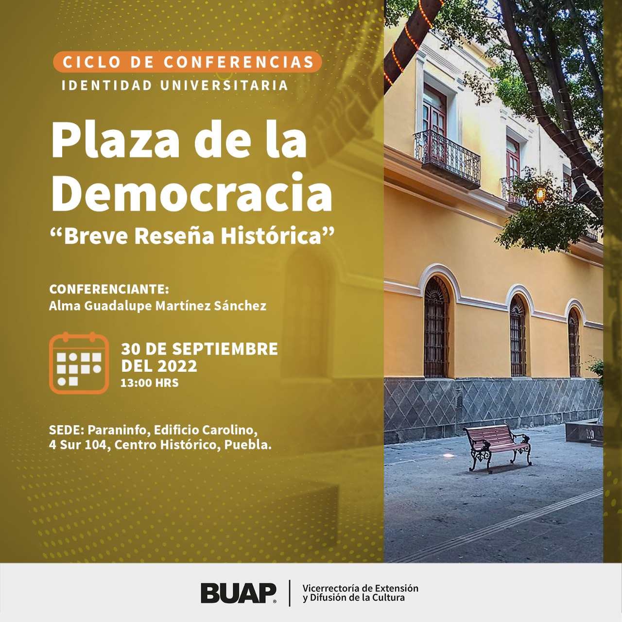 Plaza de la Democracia "Breve Reseña Histórica" | Benemérita ...