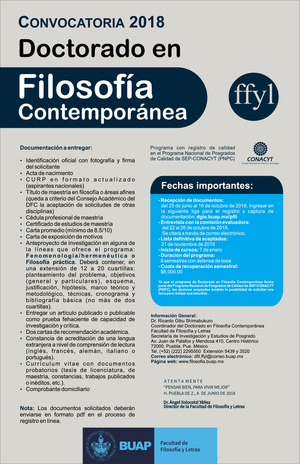 Doctorado en Filosofía Contemporánea | Benemérita Universidad Autónoma ...